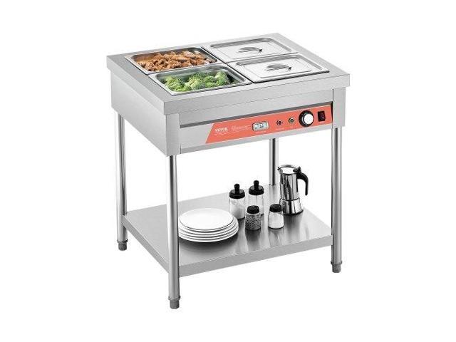 Click here for VEVOR 4 x 1/2 Pans Commercial Food Warmer Electric... prices
