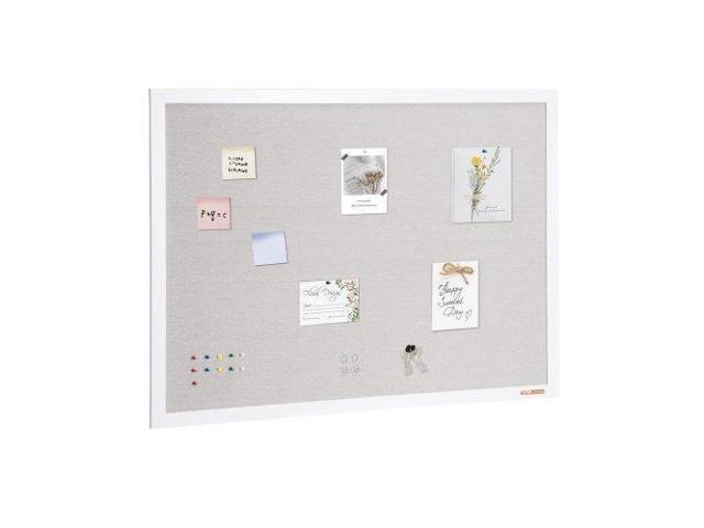 Click here for VEVOR 48x36 White Cork Board with Linen Surface Wa... prices