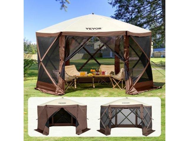 Click here for VEVOR Pop Up Gazebo Tent  Pop-Up Screen Tent 6 Sid... prices