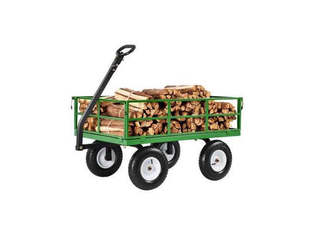 Click here for VEVOR 1200 Lbs Steel Garden Cart Heavy Duty Pullab... prices