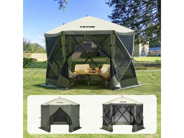 Click here for VEVOR Pop Up Gazebo Tent  Pop-Up Screen Tent 6 Sid... prices