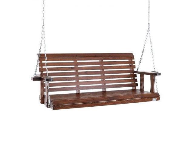 Click here for VEVOR Wooden Porch Swing 5.5 ft  Patio bench swing... prices