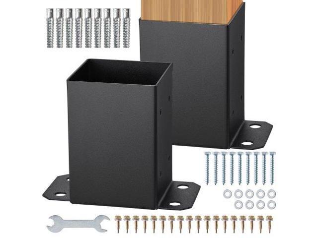 Click here for VEVOR 4x4 Post Base 2 Pcs  Inner Size 3.6x3.6 Post... prices