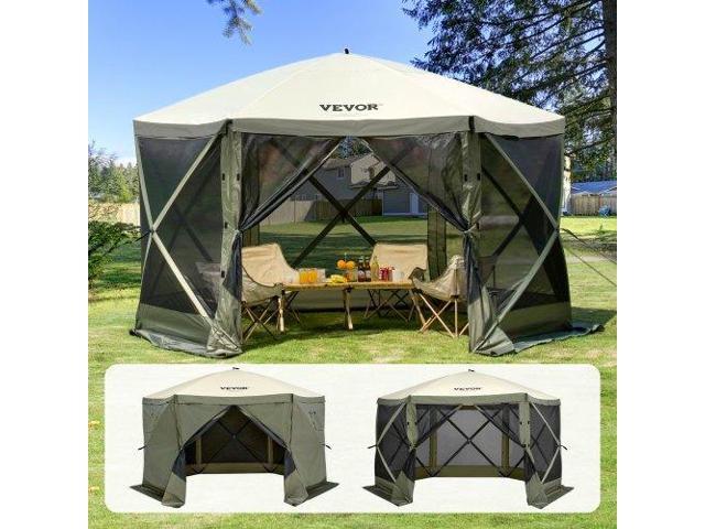 Click here for VEVOR Pop Up Gazebo Tent  Pop-Up Screen Tent 6 Sid... prices