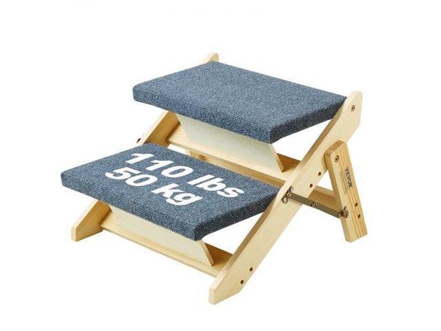 Click here for VEVOR Wood Pet Stairs/Pet Steps  2-in-1 Foldable W... prices