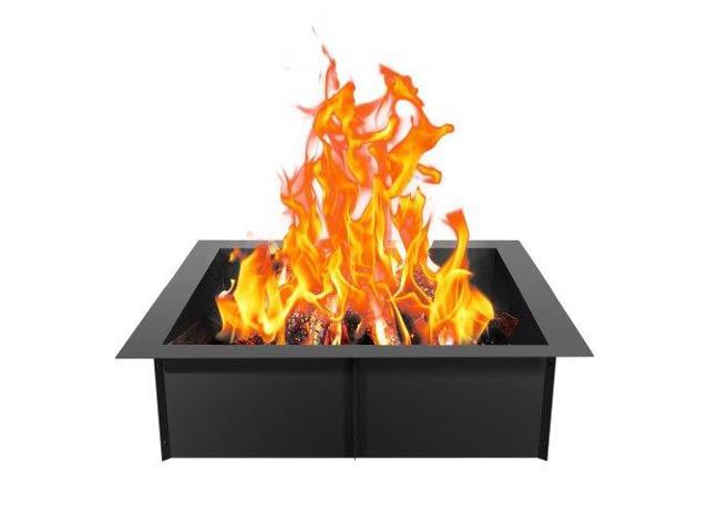 Click here for VEVOR Fire Pit Ring Square 36x36 in Outer Steel Li... prices