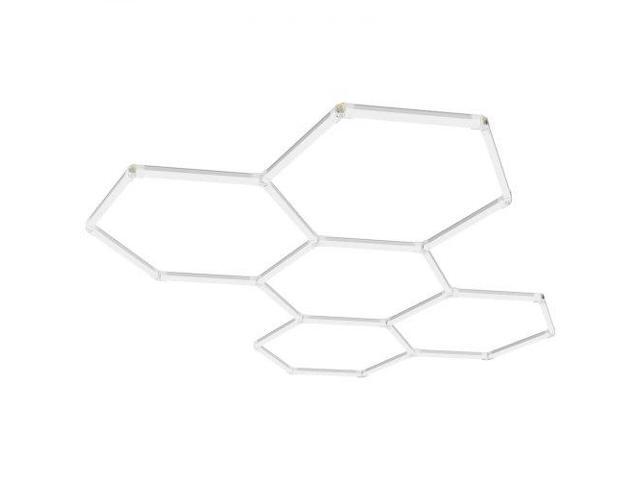 Click here for VEVOR Hexagon Garage Lights 26400LM 5 Grid Honeyco... prices