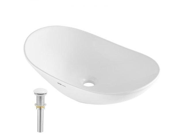Click here for VEVOR Modern Ceramic Vessel Sink 23.3 x 14.2 Bathr... prices