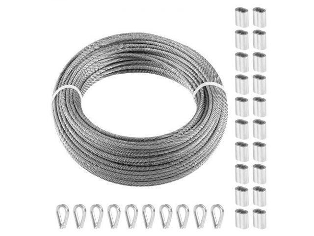 Click here for VEVOR T316 Stainless Steel Cable 1/8 7x7 Steel Wir... prices