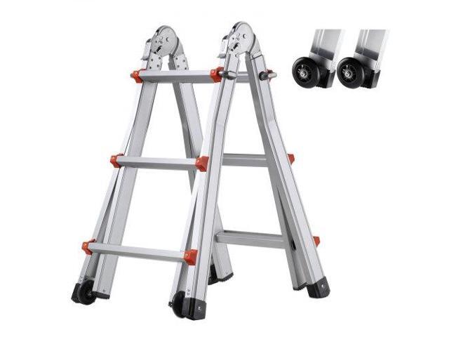 Click here for VEVOR Telescoping Ladder A Frame 9.5 FT Extension... prices
