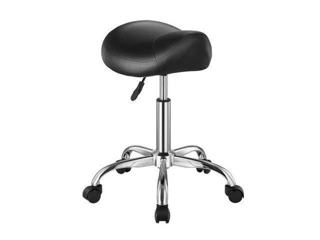 Click here for VEVOR Saddle Stool Swivel Stool with Wheels PU Lea... prices