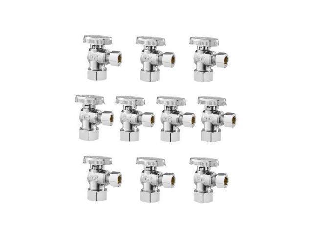 Click here for VEVOR 10-Pack Angle Stop Valve 1/4 Turn 5/8 OD (1/... prices