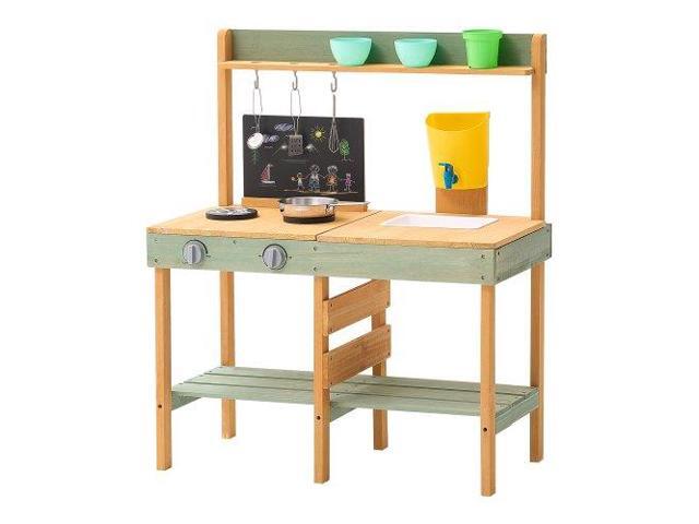 Click here for VEVOR Wooden Mud Kitchen Outdoor Toy Play Kitchen... prices