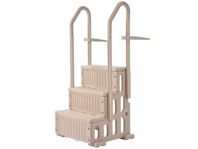 Click here for VEVOR 3-Step Taupe Pool Ladder of Double Handrails... prices