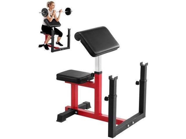 Click here for VEVOR Preacher Curl Bench Adjustable Home Gym Bice... prices