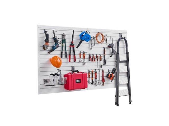 Click here for VEVOR 8 x 4 ft Slat Wall Paneling PVC White Garage... prices