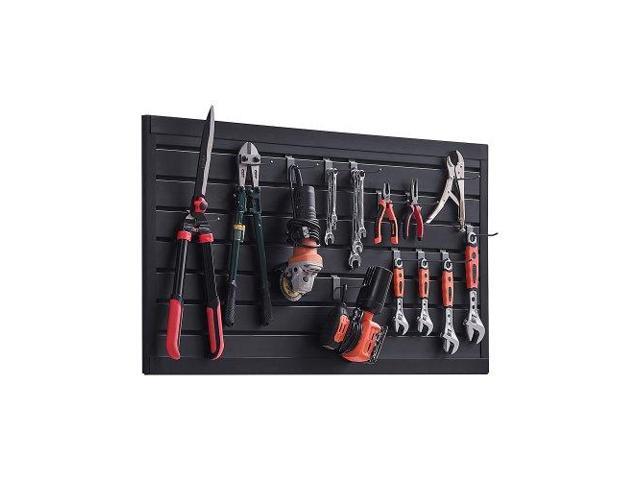 Click here for VEVOR 2 x 4 ft Slat Wall Paneling PVC Black Garage... prices
