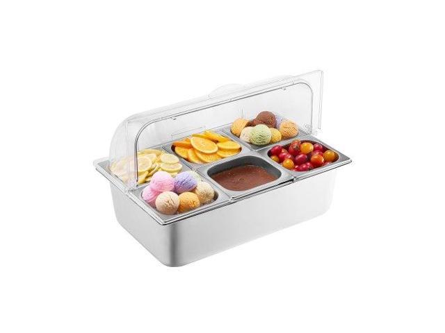 Click here for VEVOR Countertop Food Serving Display Container 6... prices