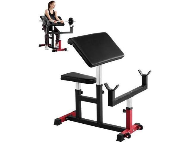 Click here for VEVOR Preacher Curl Bench Adjustable Home Gym Bice... prices