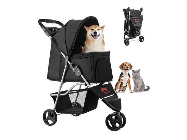 Click here for VEVOR Pet Stroller Foldable 3 Wheels Dog Stroller... prices