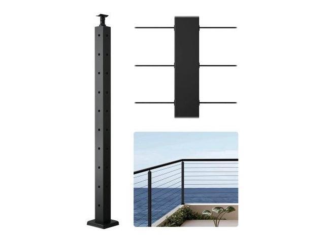 Click here for VEVOR Cable Railing Post  36x2x2 Inch Corner Raili... prices