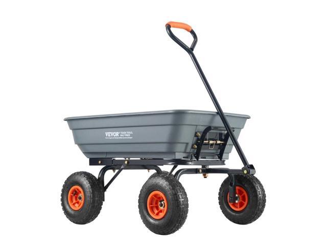 Click here for VEVOR Dump Cart  Poly Garden Dump Cart with Easy t... prices