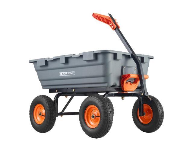 Click here for VEVOR Dump Cart  Poly Garden Dump Cart with Easy t... prices