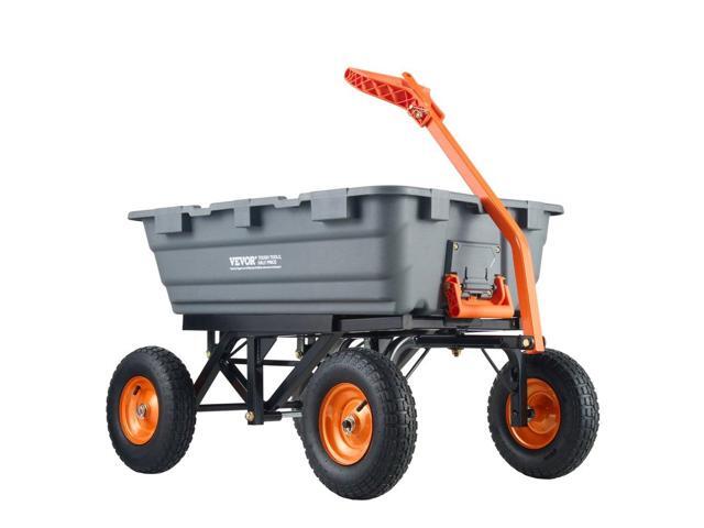 Click here for VEVOR Dump Cart  Poly Garden Dump Cart with Easy t... prices
