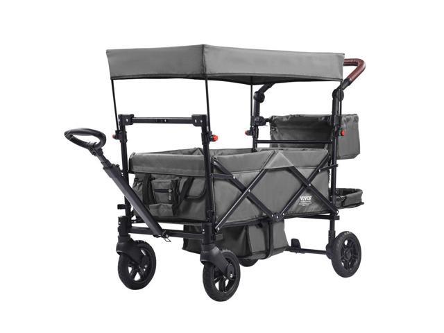 Click here for VEVOR Wagon Stroller for 2 Kids  Push Pull Quad Co... prices