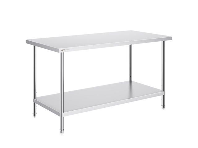 Click here for VEVOR Stainless Steel Prep Table  30 x 60 x 34 Inc... prices