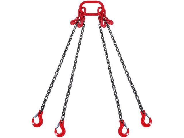 Click here for VEVOR 5/16 x 10 Chain Sling 4 Legs G80 Lifting Cha... prices