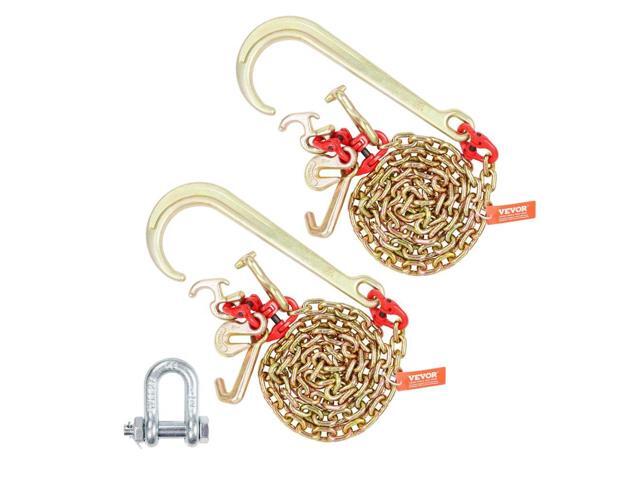 Click here for VEVOR 2PCS 5/16x6 G80 Tow Chain 15 J Hook Long Sha... prices