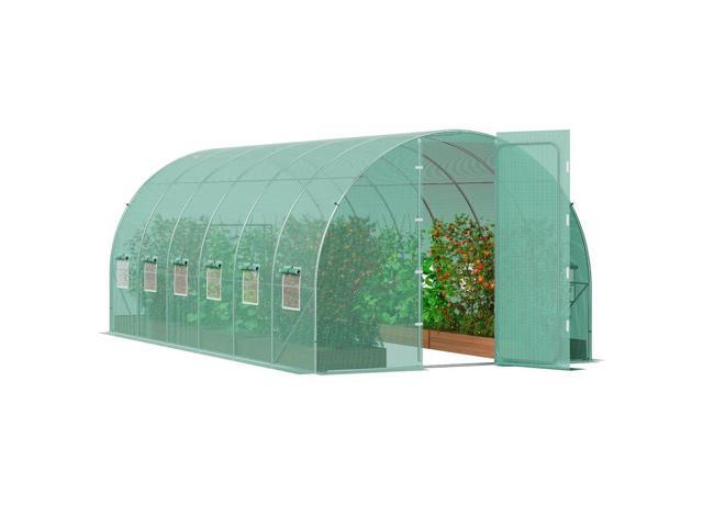 Click here for Walk-in Tunnel Greenhouse  19.4x9.7x7.4 ft Hoop Ho... prices
