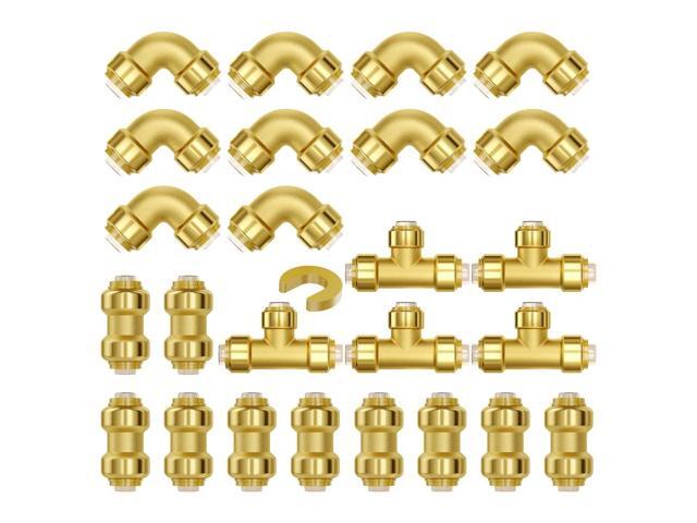 Click here for VEVOR Pipe Fittings 1/2 25PCS (Straight Elbows Tee... prices