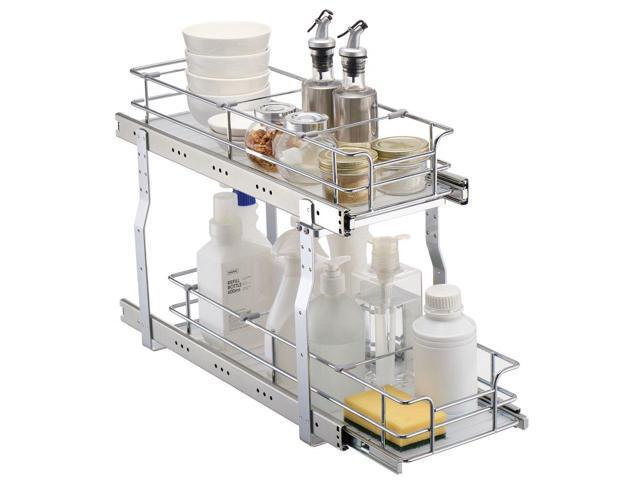 Click here for VEVOR 2-Tier 8.5Wx21Dx15H Wire Pull Out Cabinet Un... prices