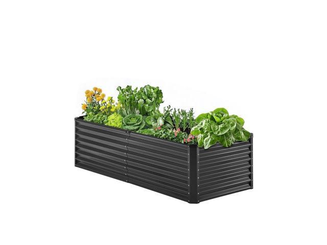 Click here for Metal Raised Garden Bed 6x3x2ft Outdoor Galvanized... prices