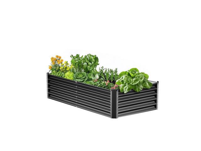 Click here for Metal Raised Garden Bed 6x3x1.5ft Outdoor Galvaniz... prices