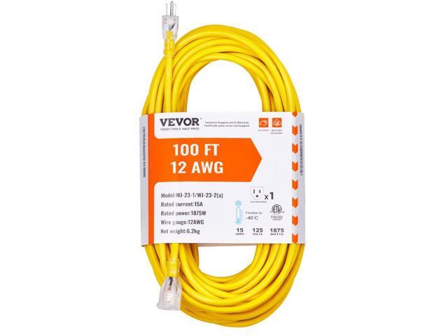Click here for 100FT Heavy Duty Extension Cord 12AWG 15Amps 1875W... prices