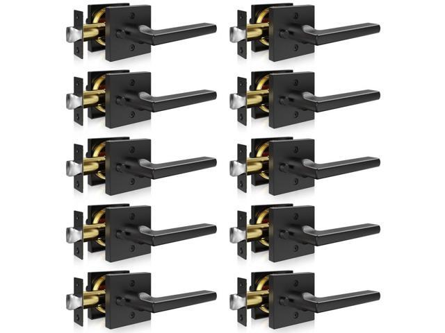 Click here for Privacy Door Handle 10 PCS Matte Black Square Door... prices
