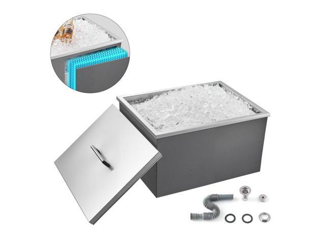 Click here for 45.3 Qt Drop in Ice Chest Ice Cooler Ice Bin Stain... prices