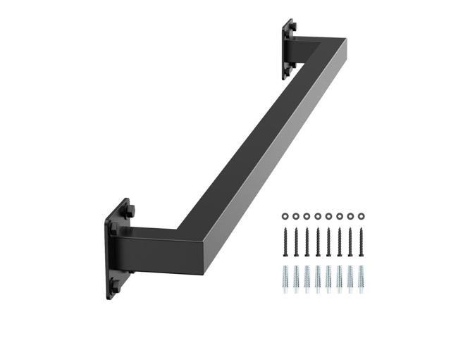 Click here for 3ft Wall Mounted Stair Handrail Black Iron 250lbs... prices