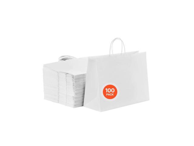 Click here for Kraft Paper Bag with Handles 100Pcs 16x6x12 in Par... prices