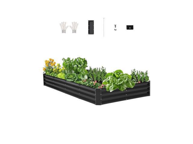 Click here for Metal Raised Garden Bed 8x4x1 ft Outdoor Galvanize... prices