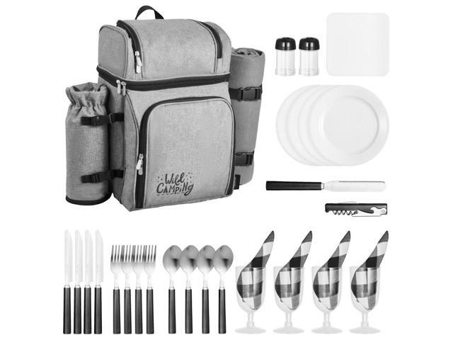 Click here for VEVOR Beach Picnic Backpack Bag for 4 Person with... prices