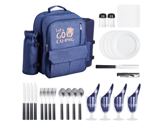Click here for VEVOR Beach Picnic Backpack Bag for 4 Person with... prices