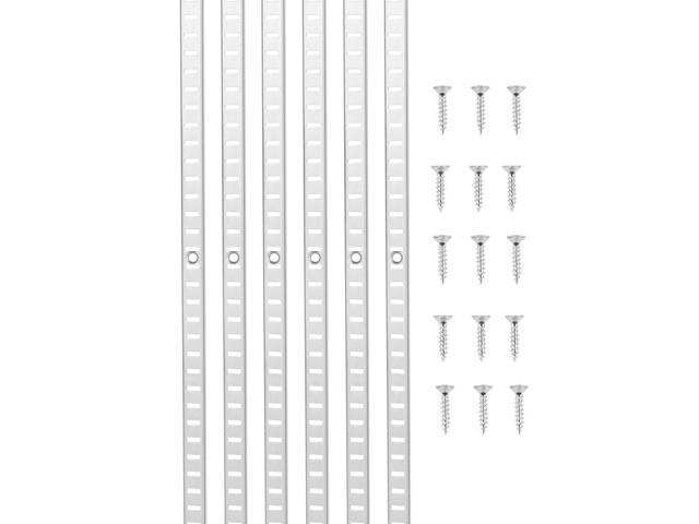 Click here for VEVOR Shelf Track 36.3-inch 6 Pack Adjustable Stee... prices