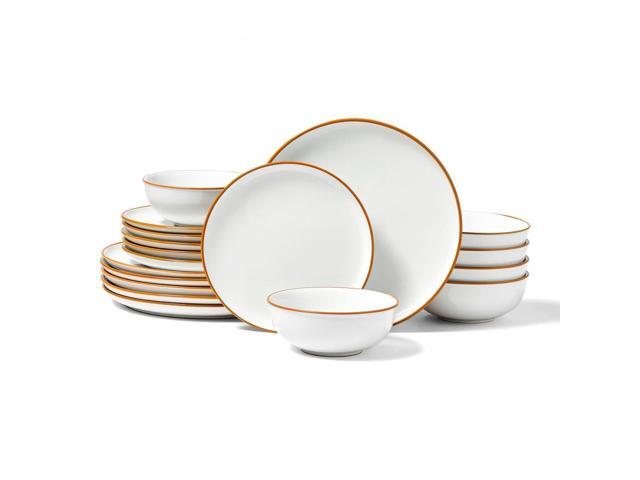 Click here for 18 PCS Dinnerware Set Ceramic Plates and Bowls Set... prices