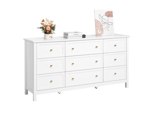 Click here for VEVOR 9 Drawer Dresser  Wooden Chest of Drawers wi... prices