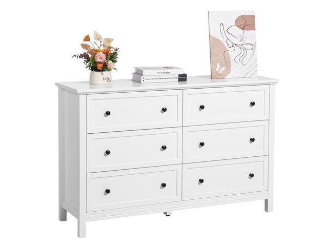 Click here for VEVOR 6 Drawer Dresser  Wooden Chest of Drawers wi... prices