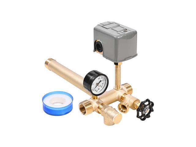 Click here for VEVOR 1 x 11 Well Pressure Tank Tee Kit  with 40/6... prices